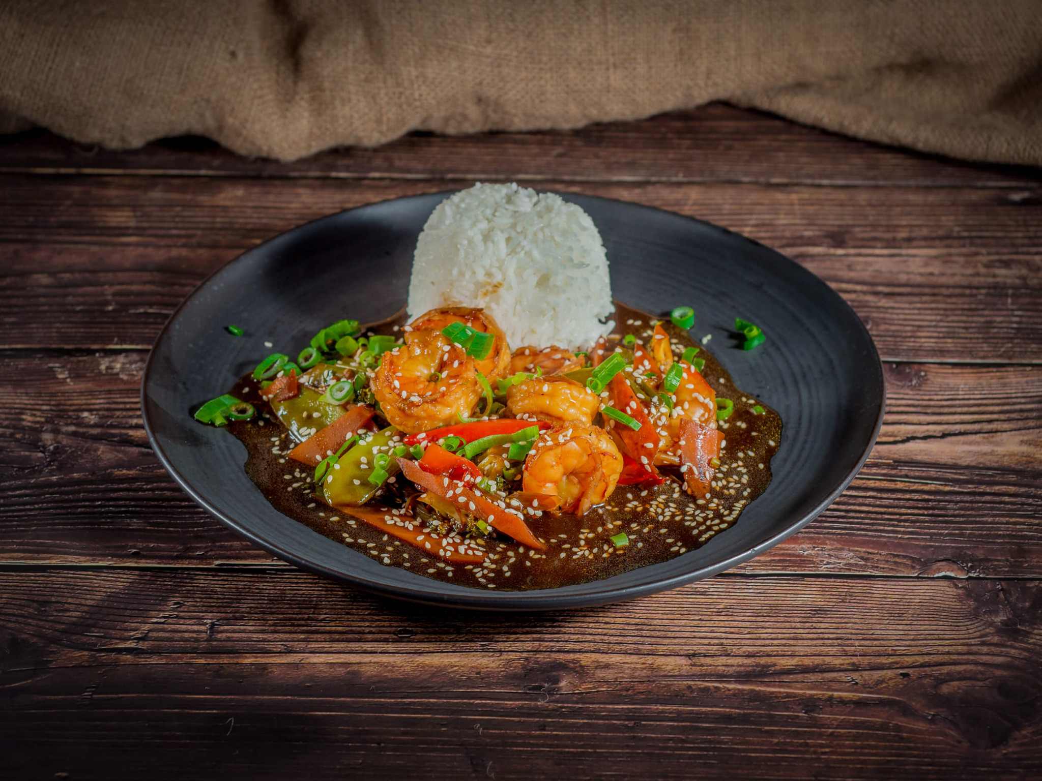 Garnelen Aus Dem Wok